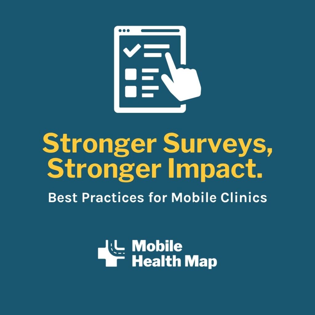 Survey Best Practices for Mobile Health Clinics - Mobile Health Map at ...